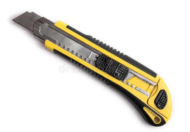 Box cutter. stock image. Image of office, tool, metal - 16166743