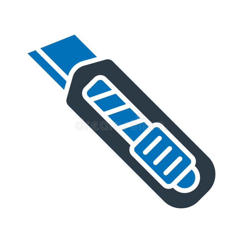 Box Cutter, Cutter Tool Vector Icon Which Can Easily Modify Stock ...