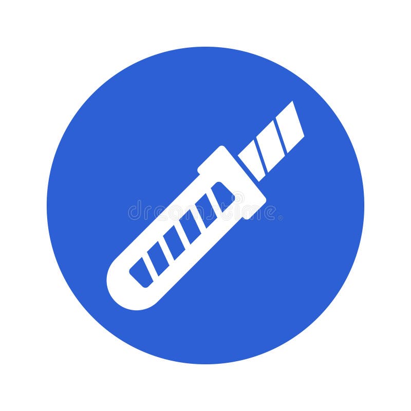 Box Cutter, Cutter Tool Bold Outline Vector Icon Which Can Easily ...