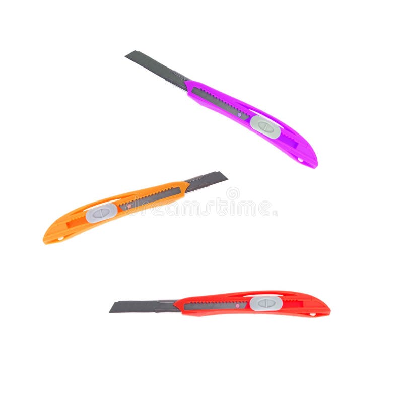 Box cutters stock image. Image of product, closeup, cutting - 62487547