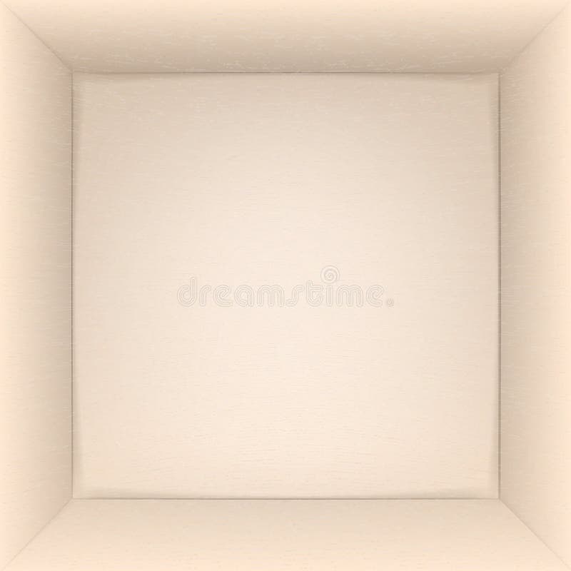 Box 3d Top View. Vector Illustration Stock Vector - Illustration of ...