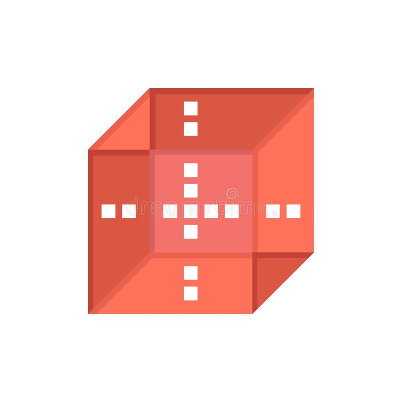 Box, Delivery, Computing, Shipping Flat Color Icon. Vector Icon Banner ...