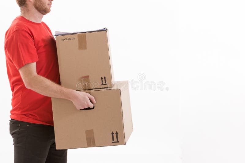 Box delivery services stock photo. Image of service, package - 64579426