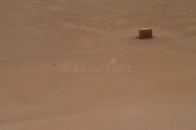 Box in desert stock photo. Image of inhospitable, sandy - 20634526