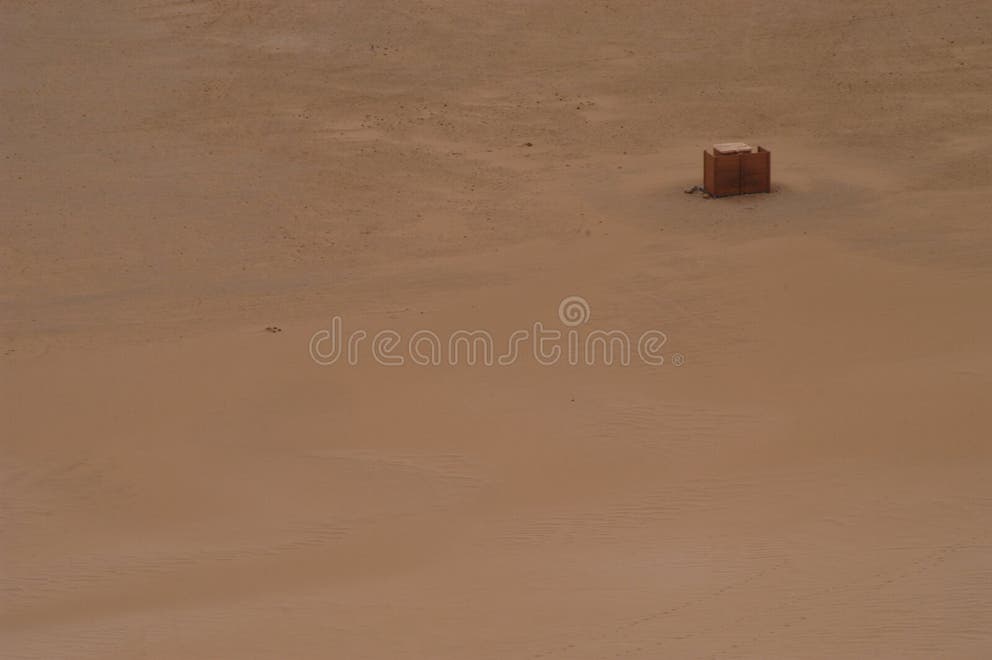 Box in desert stock photo. Image of inhospitable, sandy - 20634526