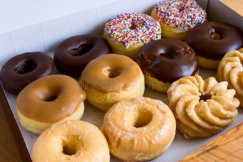 Lots of donuts stock image. Image of bakery, donut, indulgent - 23036255