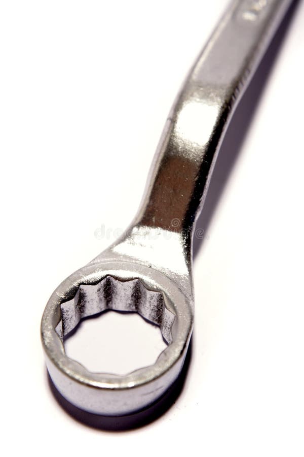 Box-end spanner close up stock photo. Image of pristine - 6761336