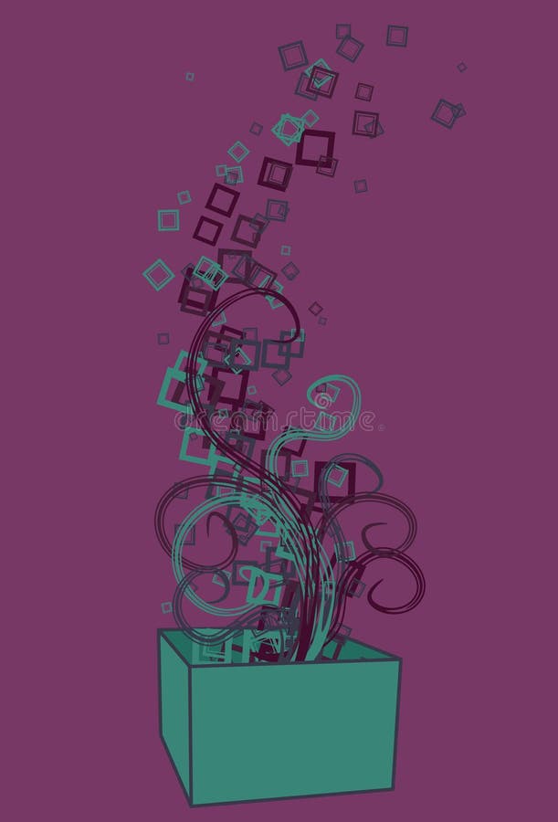 Messy Square Shape Page Border Stock Vector - Illustration of abstract ...