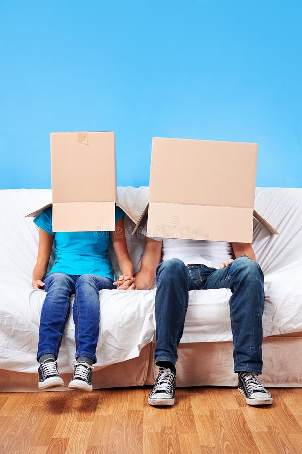 Box face couple stock photo. Image of anonymous, condo - 31890380