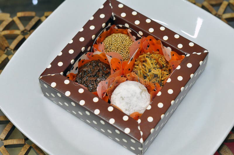 Box of fancy chocolates stock image. Image of eatable - 36053269