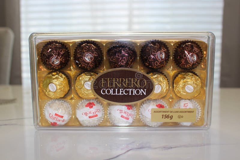Box of Ferrero Chocolate Collection in a Box Editorial Stock Photo ...