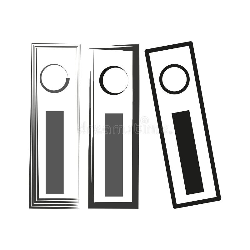 Box File Icon. Vector Illustration. EPS 10 Stock Vector - Illustration ...