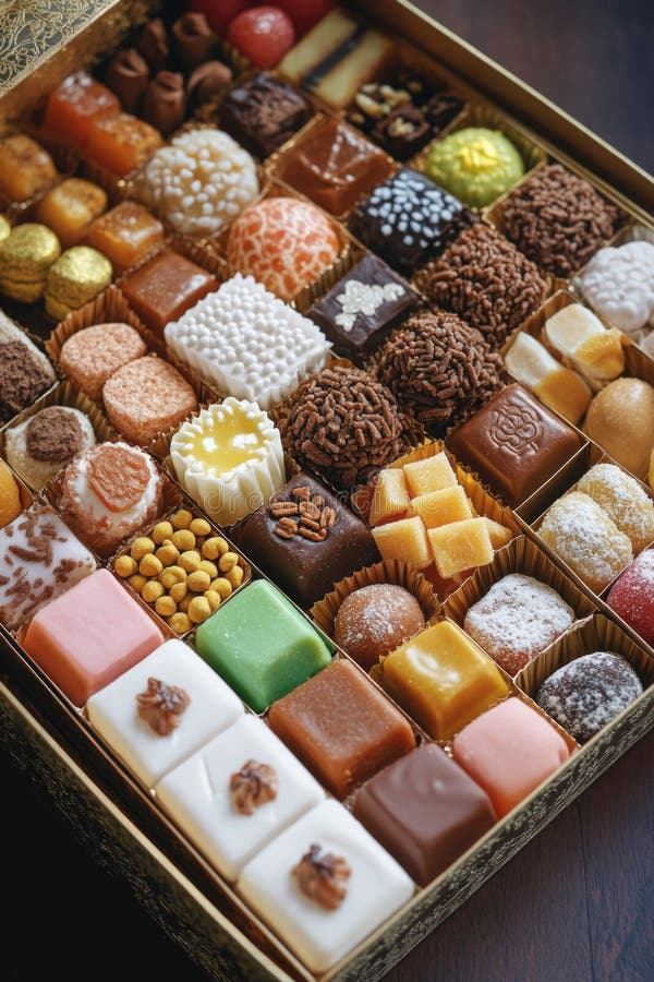 Colorful Chocolate Box stock image. Image of holiday - 361084517