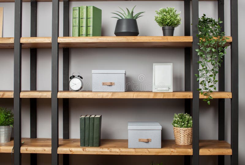 Box with Folded Things in the Interior of the Apartment Stock Image ...