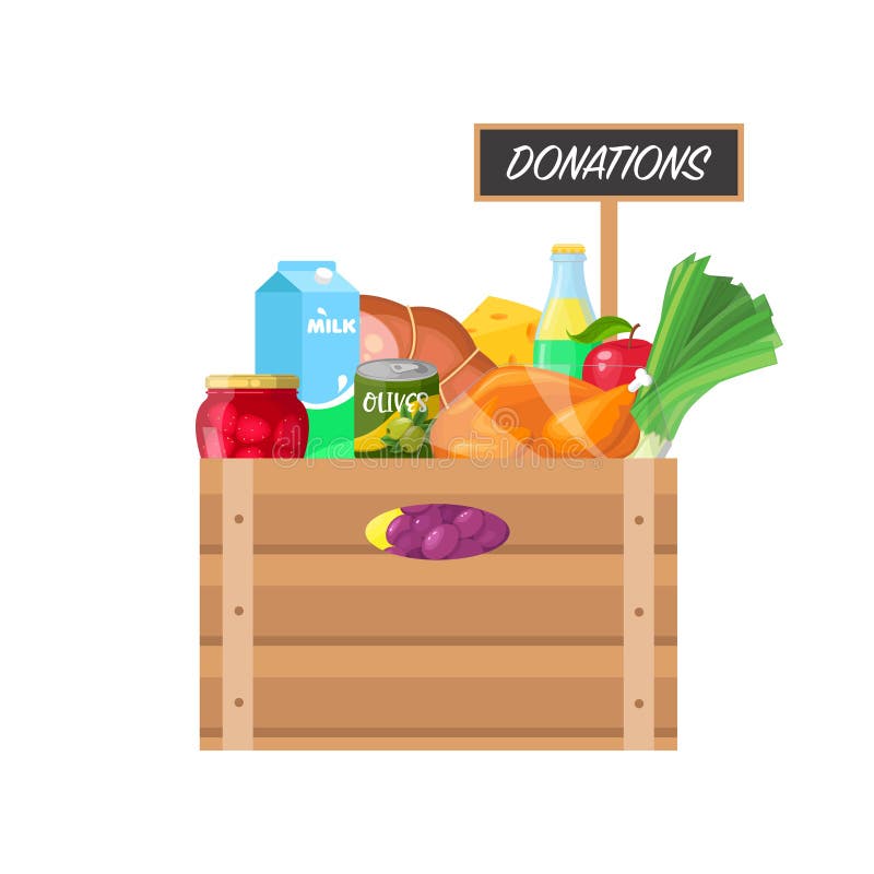 Giving Food Box Stock Illustrations – 8,578 Giving Food Box Stock ...