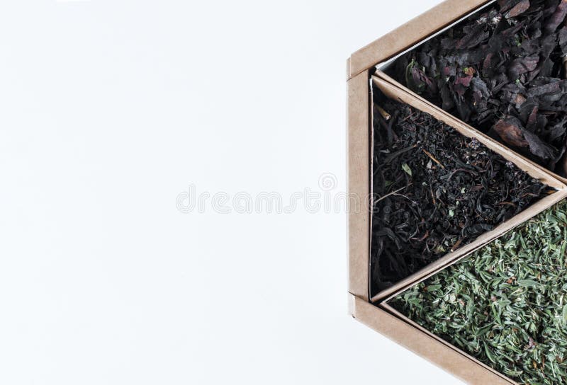 A Box of Forest Herb Teas Close Up Assorted Teas Stock Image - Image of ...