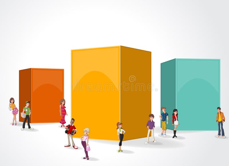 Text Box Frame Background Cartoon Young Stock Illustrations – 135 Text ...