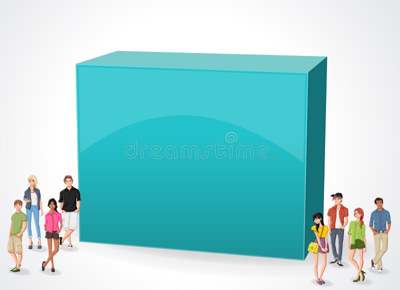 Text Box Frame Background Cartoon Young Stock Illustrations – 135 Text ...