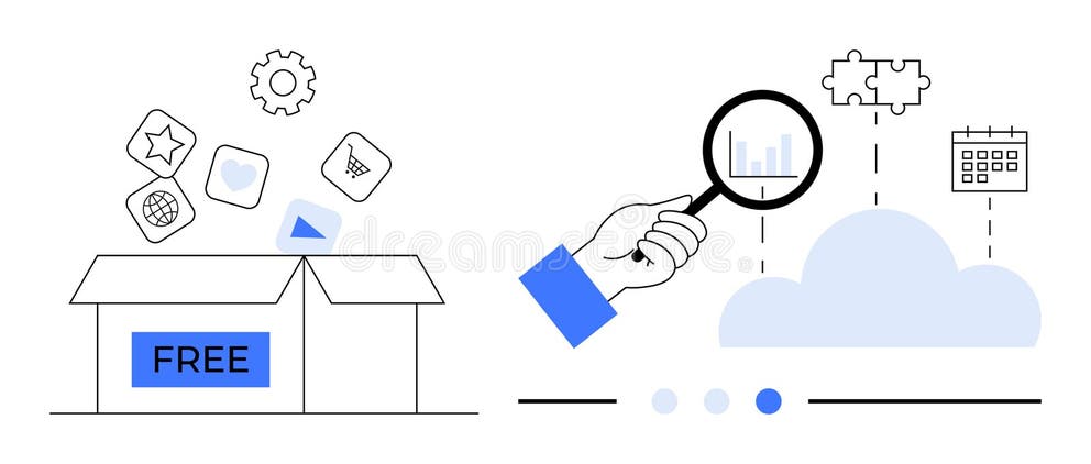 Exploring Free Tools and Cloud Solutions with Analytics and Productivity Features Stock ...