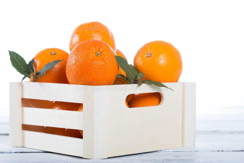 Box of fresh oranges stock photo. Image of nature, fruit - 63339616