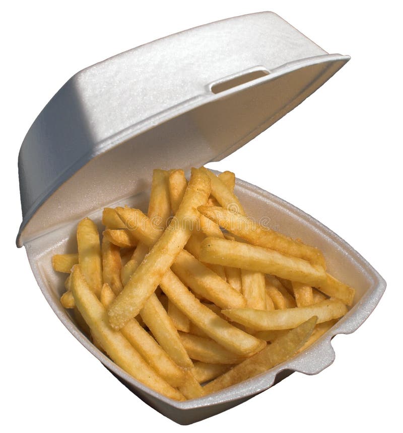 Box of fries stock image. Image of food, gold, service - 567715