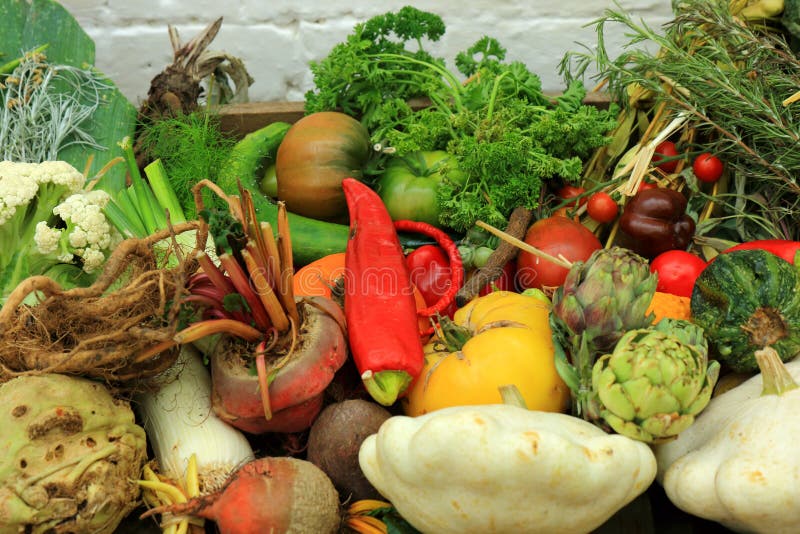 A Box Full of Exotic Vegetables Stock Image - Image of vegetables ...