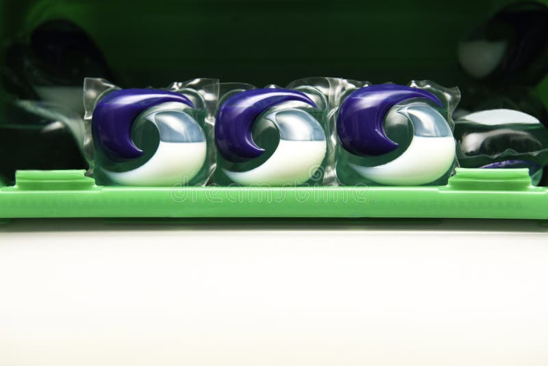 Box with gels in capsules. editorial photography. Image of clothes ...