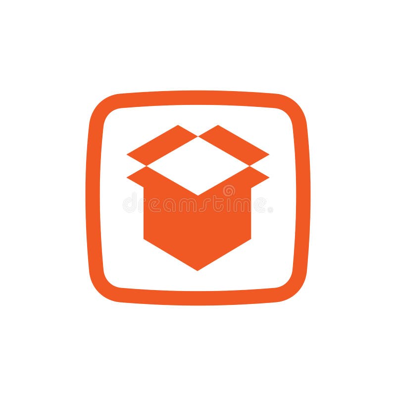 Box Gift Online App Tech Logo Design Stock Vector - Illustration of ...