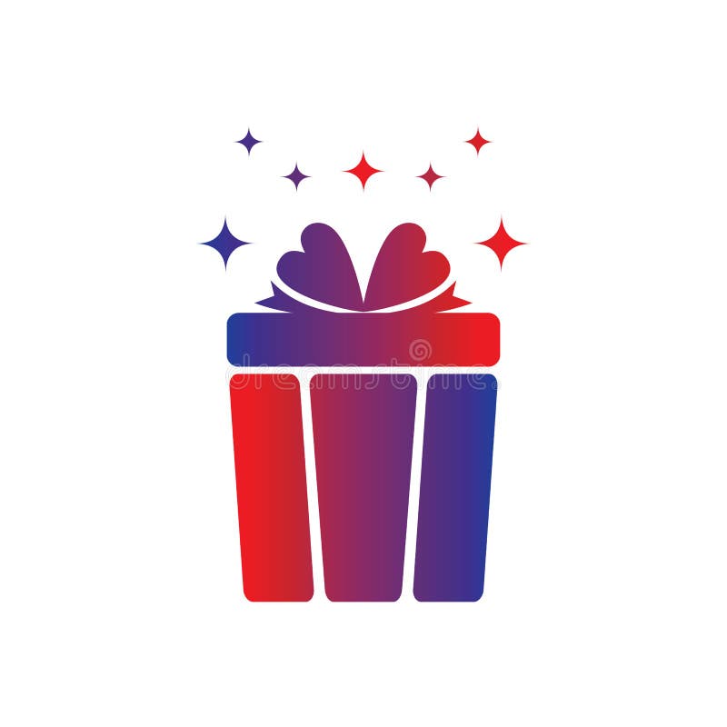 Box Gift Present Icon Logo Design Stock Vector - Illustration of ...