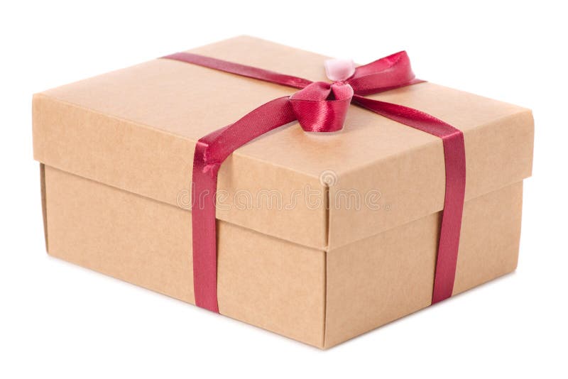 Box of gift with ribbon stock photo. Image of love, christmas - 106553964