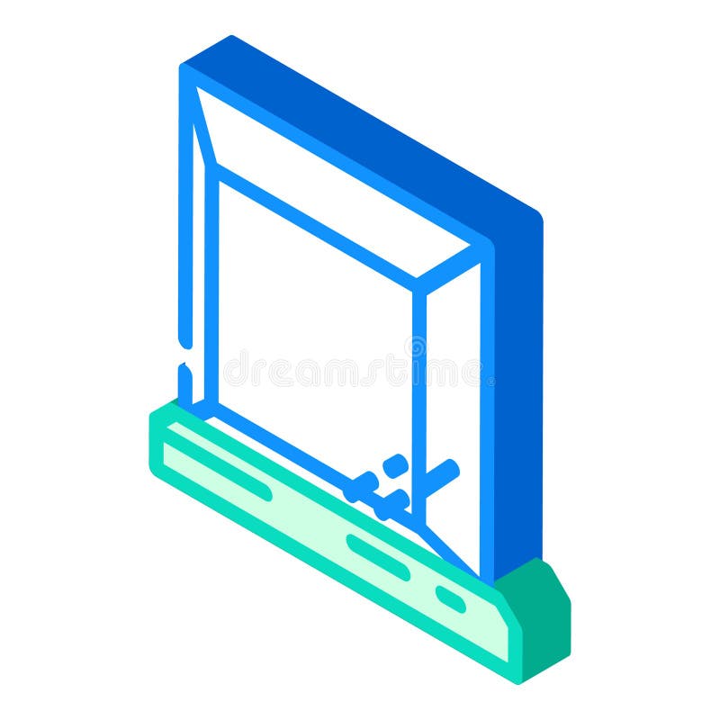 Box Glass Package Isometric Icon Vector Illustration Stock Illustration ...