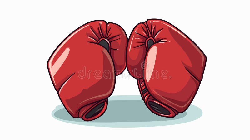 Box Gloves Drawing stock vector. Illustration of boxing - 345279519