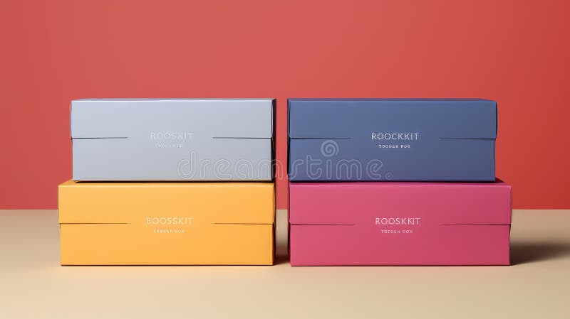 Box growing trees stock illustration. Illustration of visual - 368167320