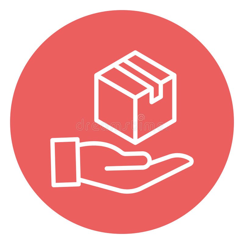 Box Hand Vector Icon Which is Suitable for Commercial Work Stock Vector ...