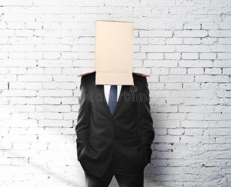 Box on head stock image. Image of business, hidden, card - 59024695