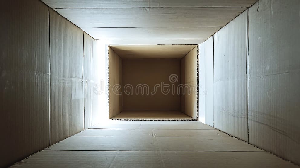 A Box with a Hole in the Middle of it Stock Illustration - Illustration ...