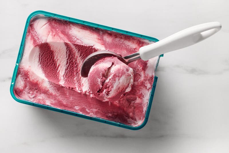 Box of ice cream stock photo. Image of fresh, closeup - 265225512