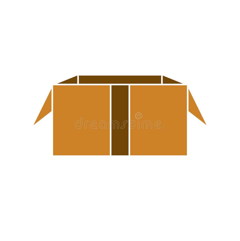 Box Icon on Background for Graphic and Web Design. Simple Vector Sign ...