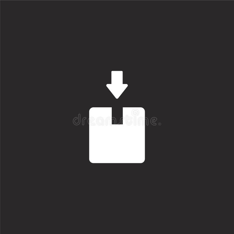 Box Icon. Filled Box Icon for Website Design and Mobile, App ...