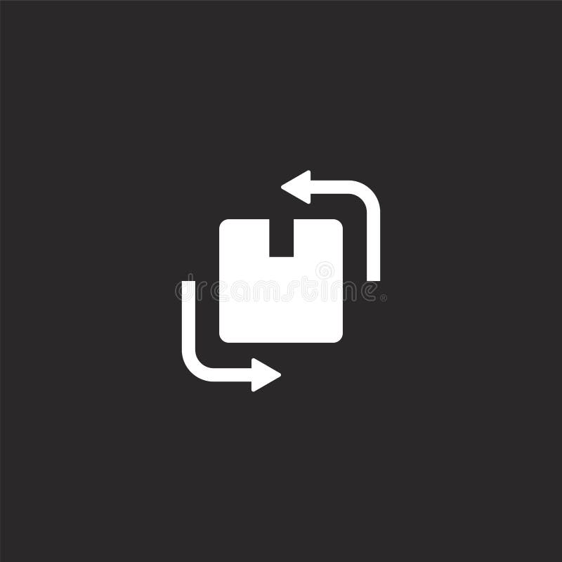 Box Icon. Filled Box Icon for Website Design and Mobile, App ...