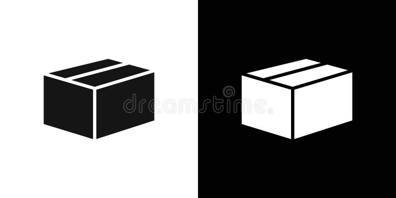 Box Icon Flat Fill Set Collection Stock Vector - Illustration of design ...