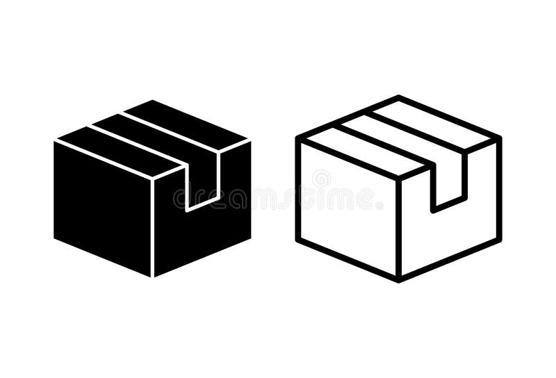 Box Icon . Box Vector Icon, Package, Parcel Stock Vector - Illustration ...
