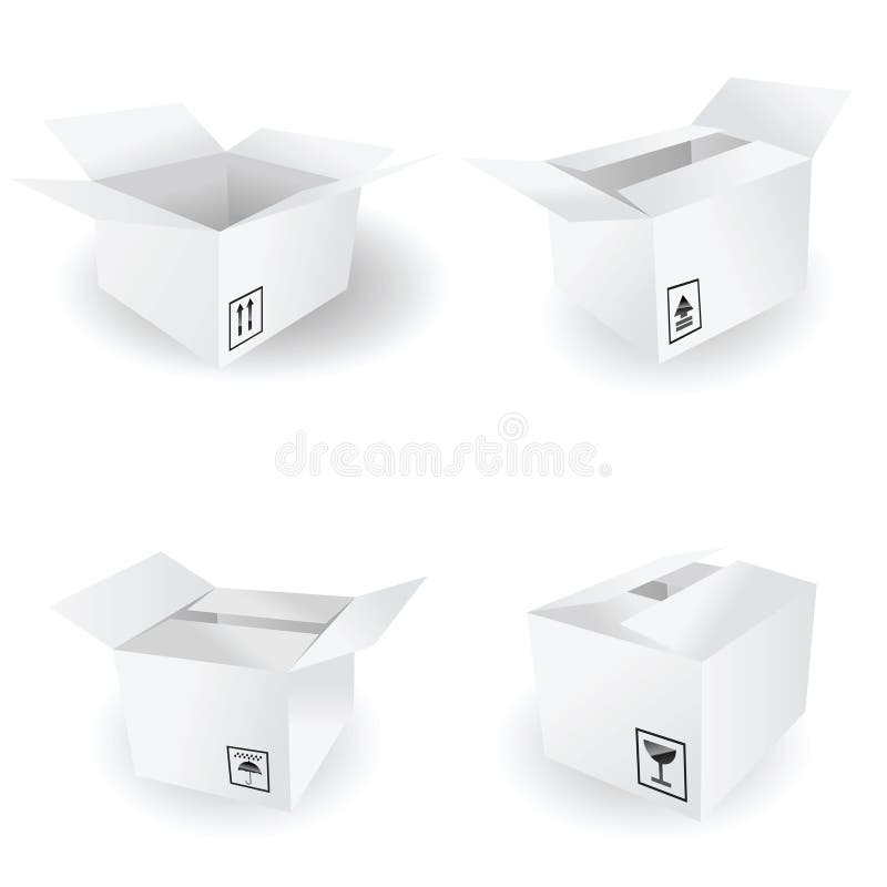 Box Icon and Signs Illustration Stock Vector - Illustration of ...