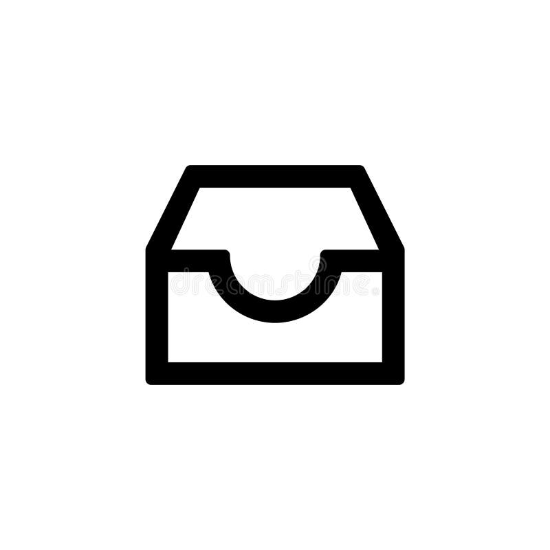 Box Icon for Simple Flat Style Ui Design Stock Vector - Illustration of ...