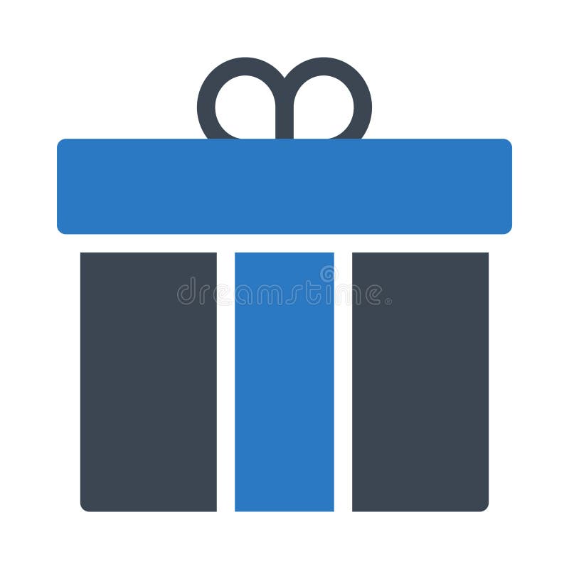 Box Glyph Colour Vector Icon Stock Illustration - Illustration of ...