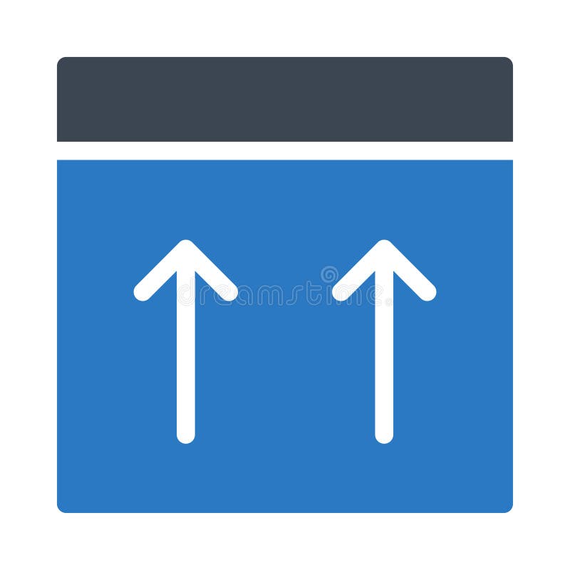 Box Glyph Colour Vector Icon Stock Vector - Illustration of package ...