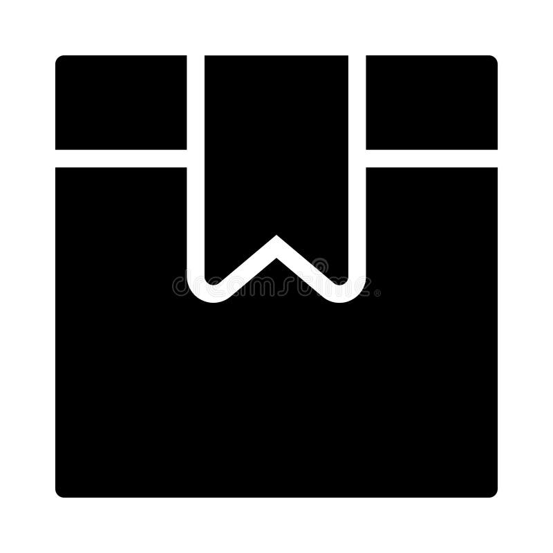 Box glyph flat vector icon stock vector. Illustration of business ...