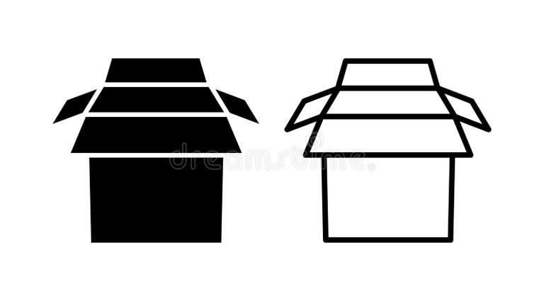 Box Icon . Box Sign. Delivery Package. Parcel Box Stock Vector ...