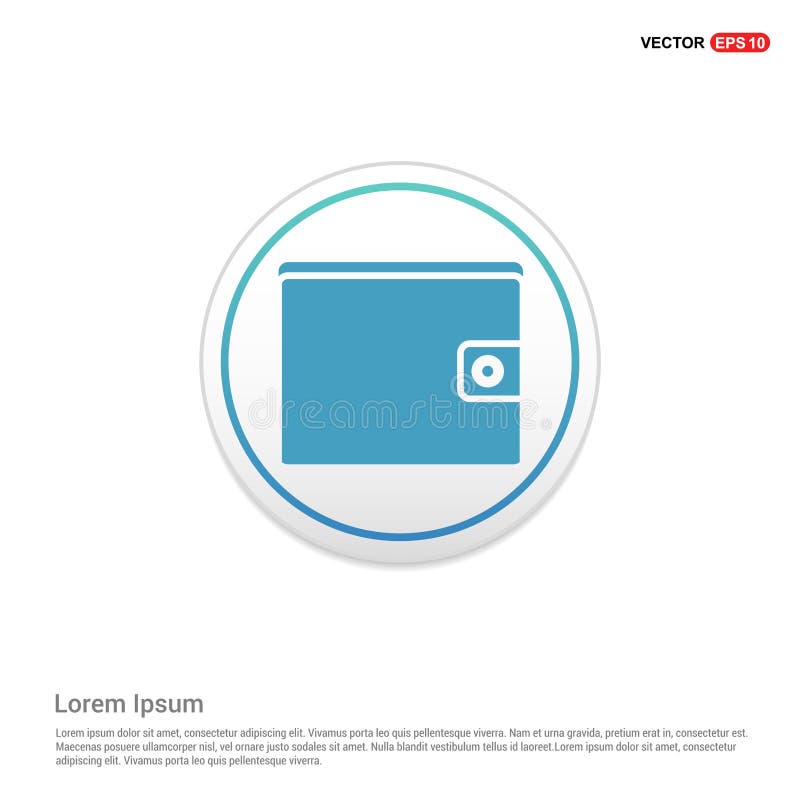 Box Icon - White Circle Button Stock Vector - Illustration of ...