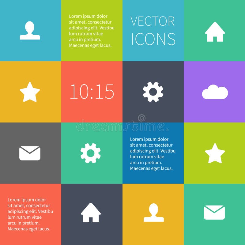 Box Infographic or User Interface Stock Vector - Illustration of ...